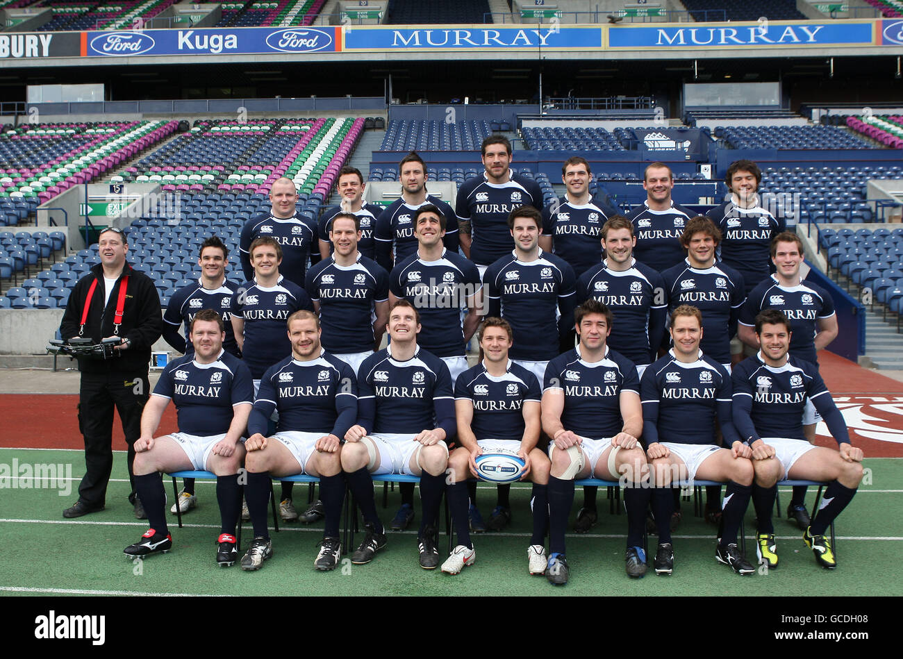 Rugby Union - Scotland Captains Run - Murrayfield. The Scotland team ...