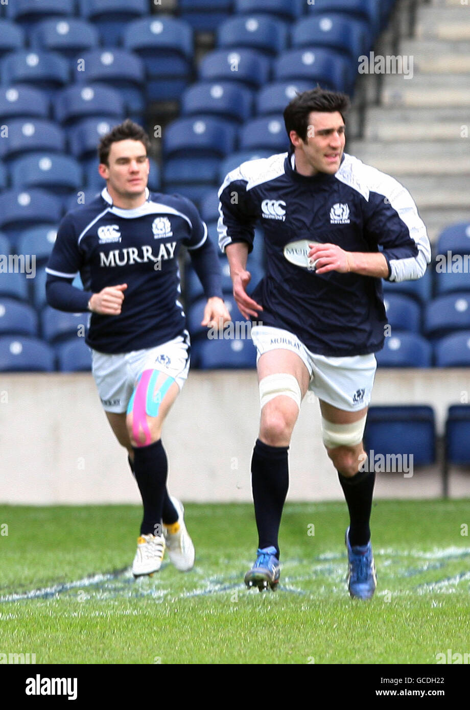 Rugby Union - Scotland Captains Run - Murrayfield Stock Photo - Alamy