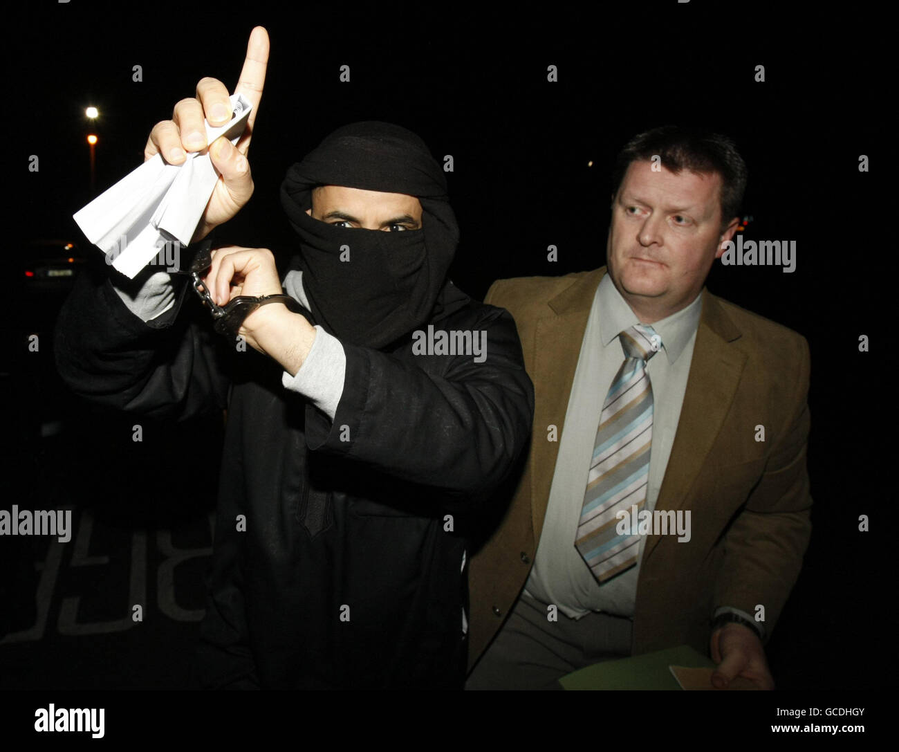 Algerian national Ali Charafe Damache, 44, (left) of John Collins House ...