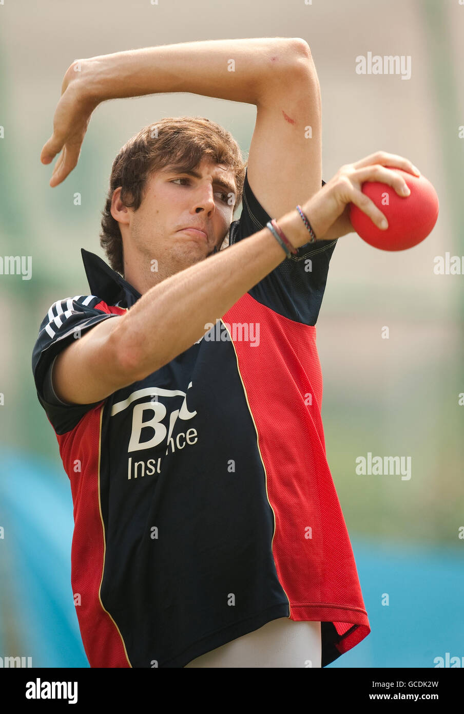 England's Steven Finn during a nets session at Shere Bangla National ...