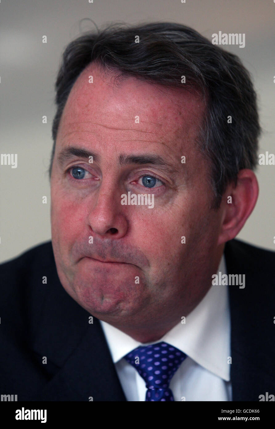 Shadow defence secretary visits Edinburgh Erskine Home Stock Photo - Alamy