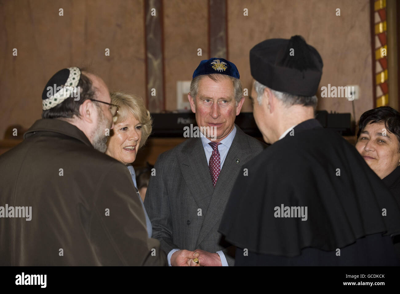 The Prince of Wales accompanied by the Duchess of Cornwall on a visit ...