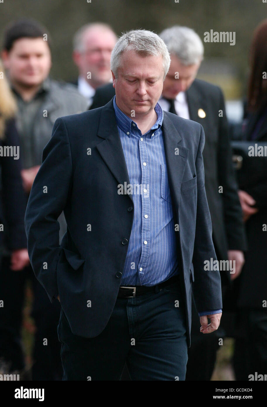Paul Donnison, father of Harry and Elsie Donnison arrives at Mortlake ...