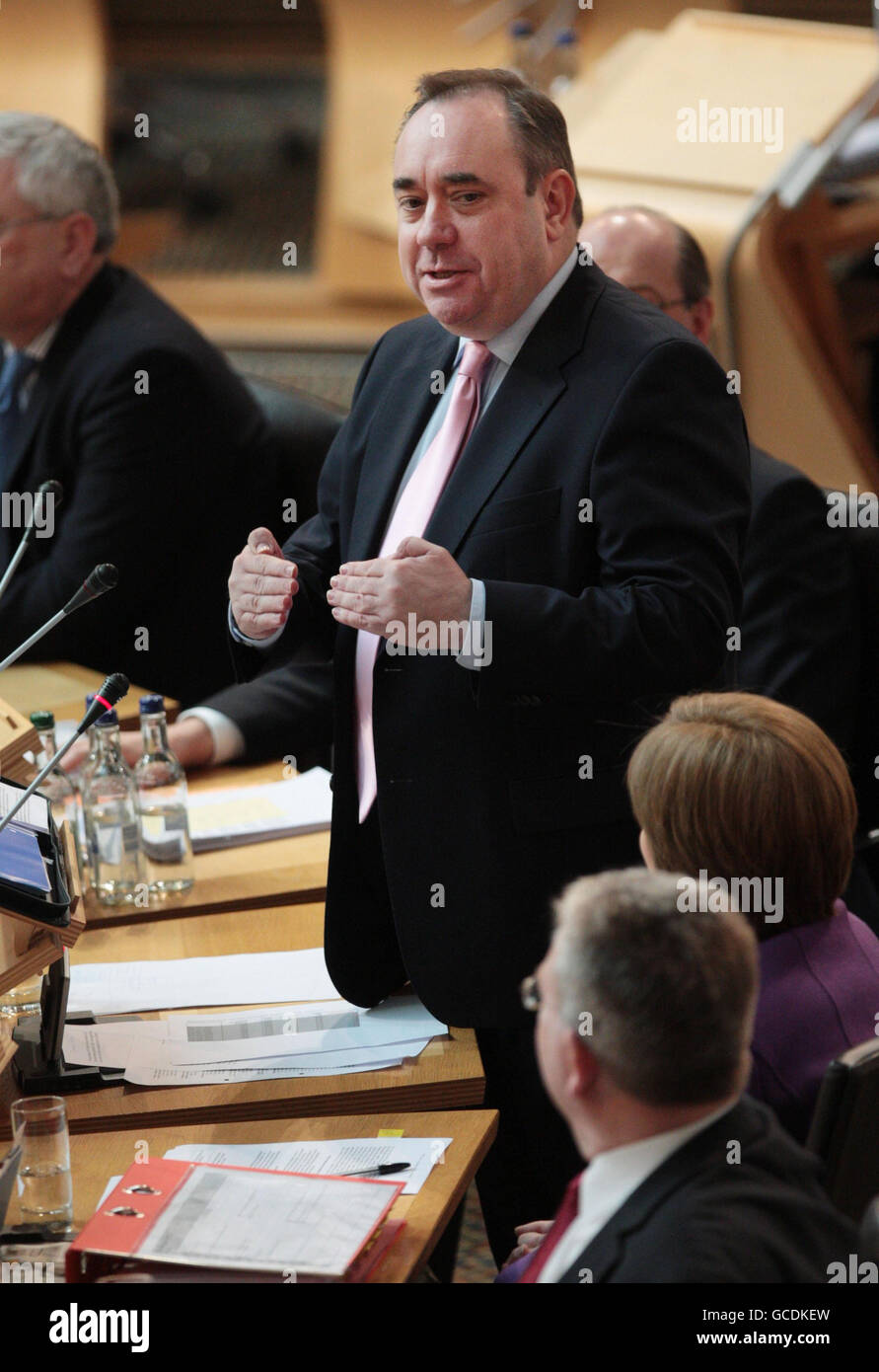First Ministers Question Time Stock Photo - Alamy