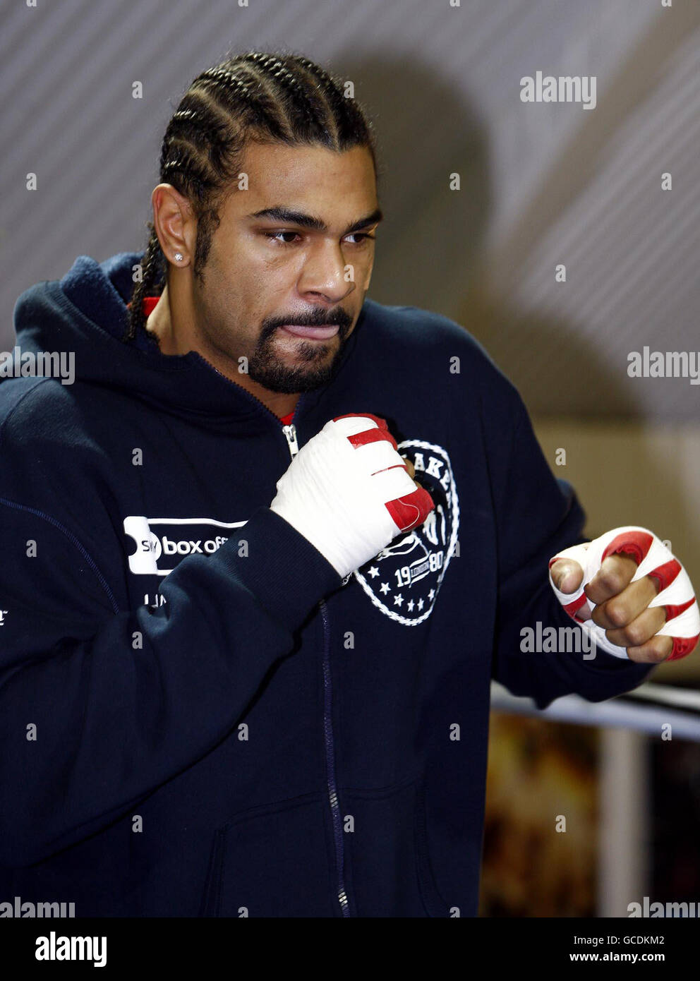 Heavyweight boxer david haye training hi-res stock photography and ...