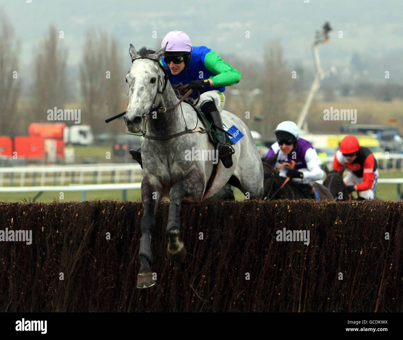 Jockey danny cook competes hi-res stock photography and images - Alamy