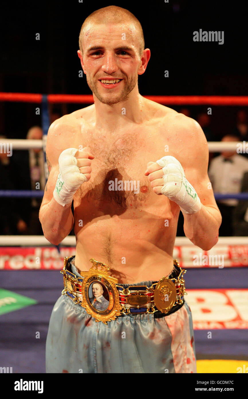 Boxing - BBBofC British Featherweight Title - Martin Lindsay v Jamie ...
