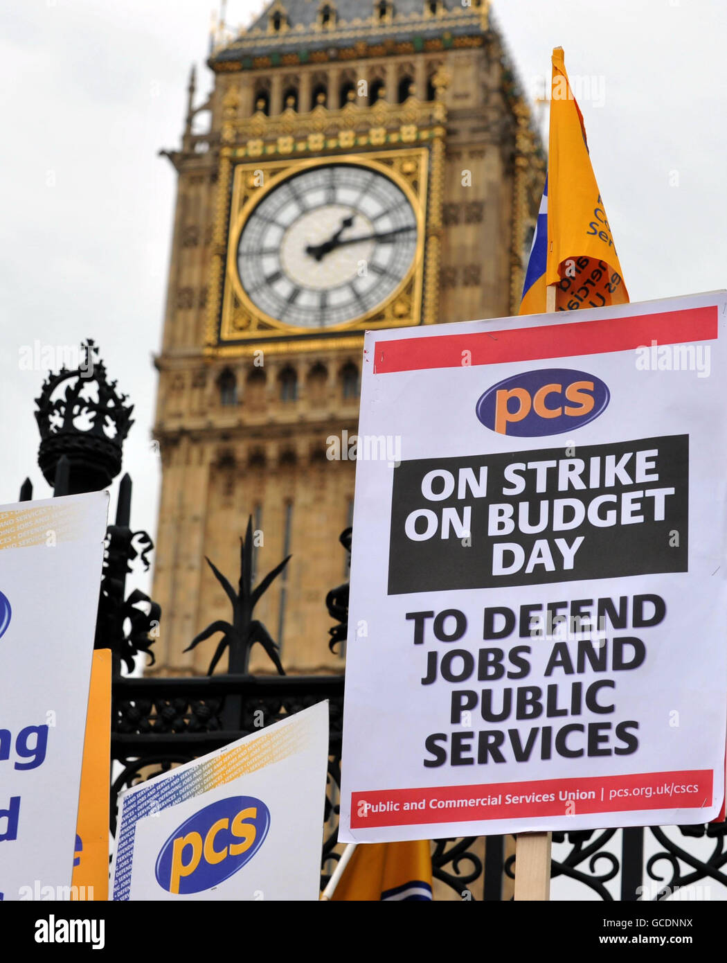 Budget day london protests hi-res stock photography and images - Alamy