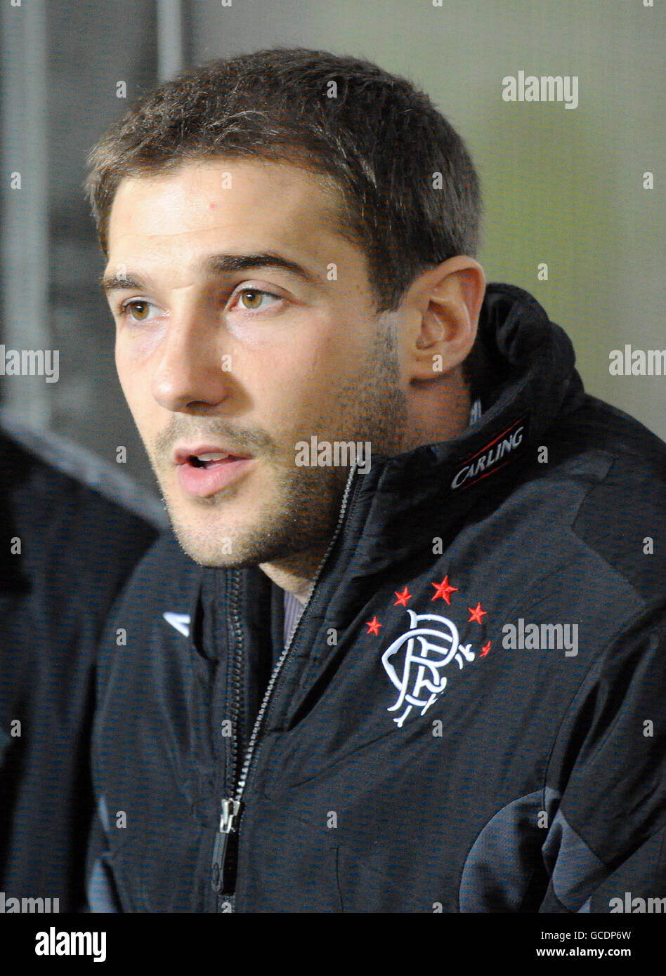 Rangers' Kevin Thomson on the bench during the Scottish Cup Sixth Round ...