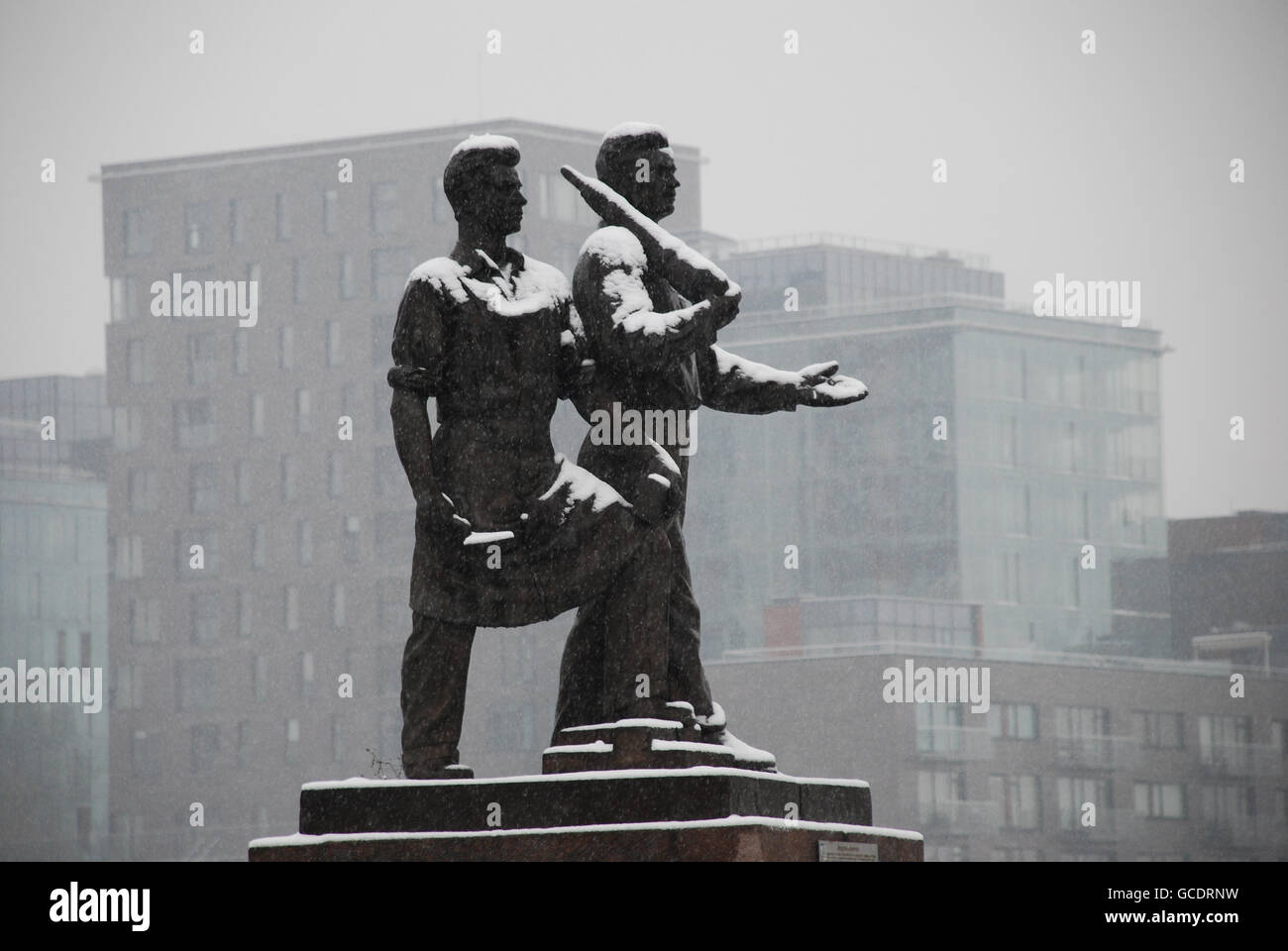 Soviet era statue Stock Photo - Alamy