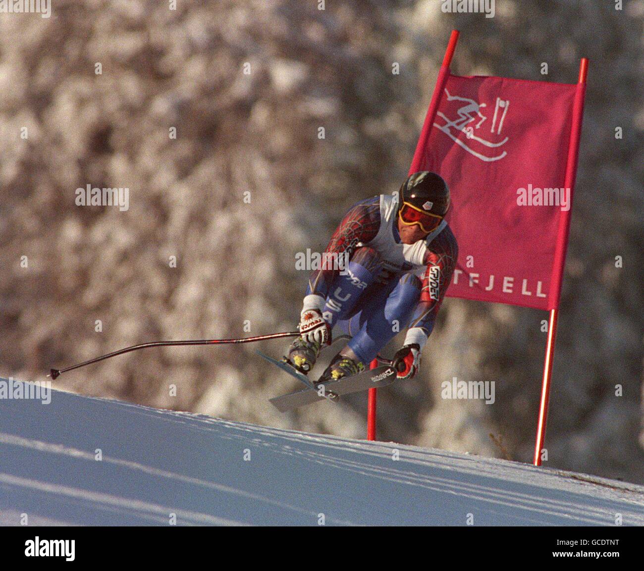 WINTER OLYMPICS LILLEHAMMER SKI-ING Stock Photo - Alamy