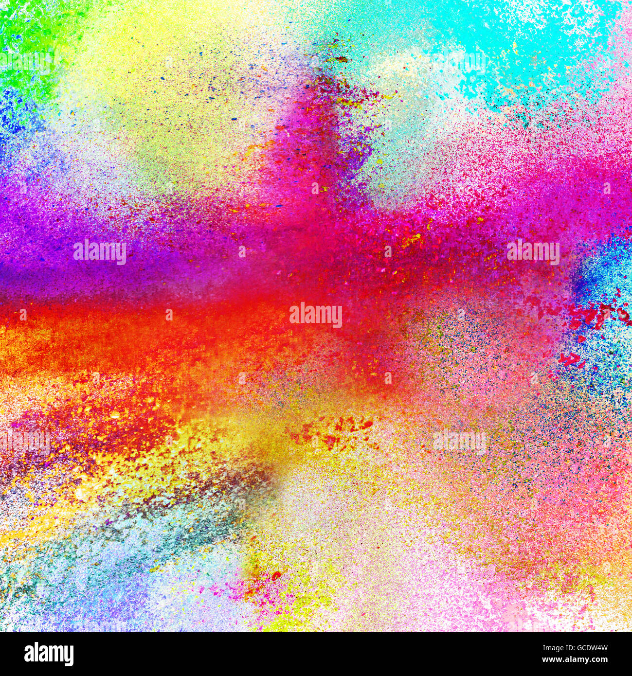 Abstract multi colored powder background Stock Photo - Alamy
