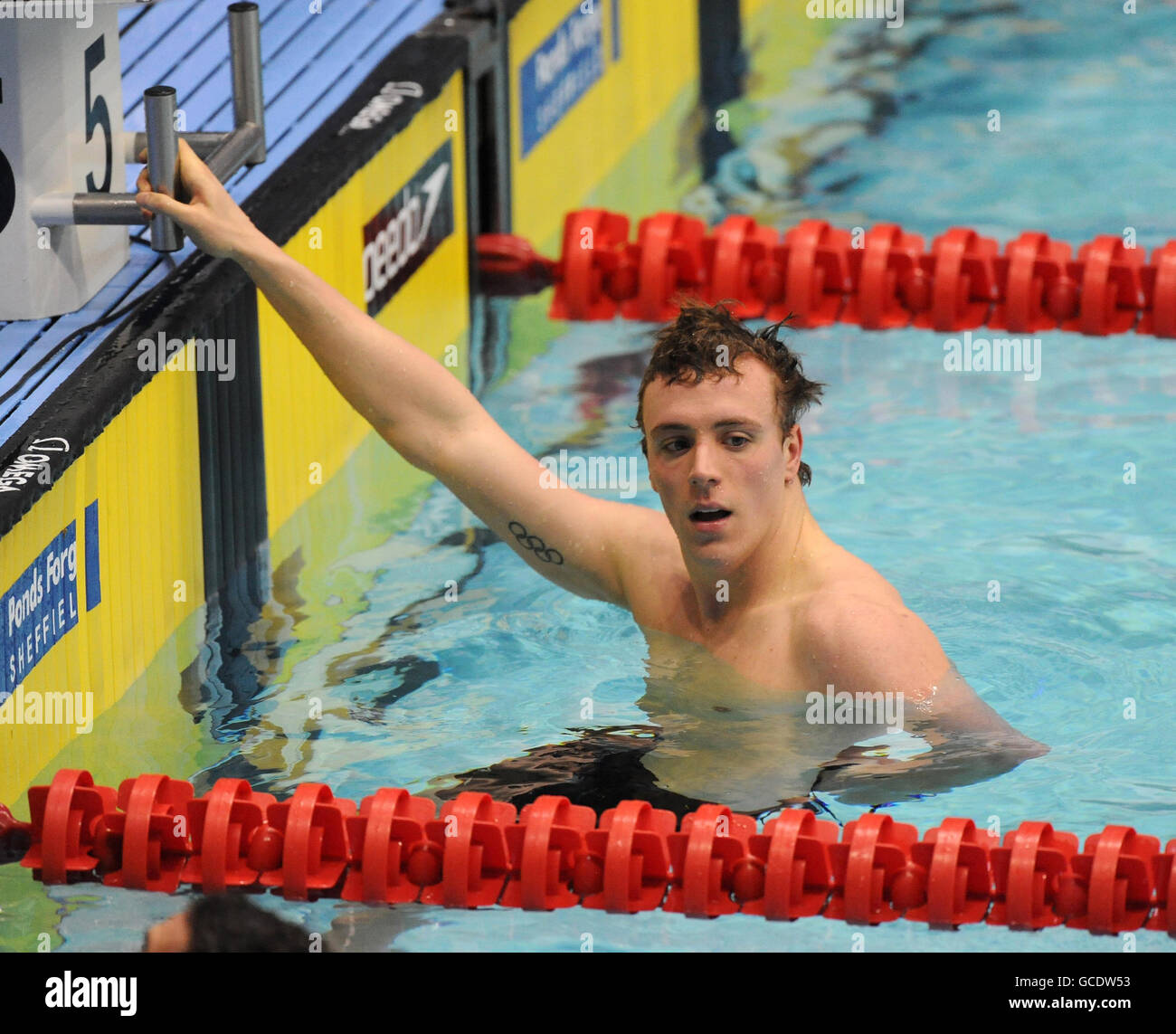 City of Glasgow's Robert Renwick in action in his heat of the Men's ...
