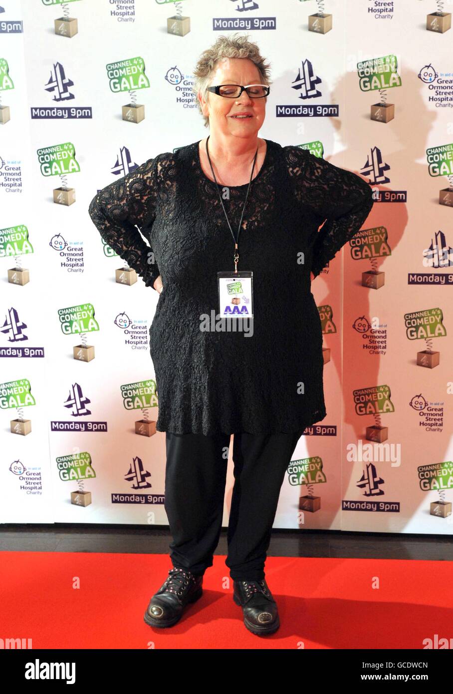 Jo Brand attends the Channel 4 Comedy Gala, in aid of Great Ormond ...