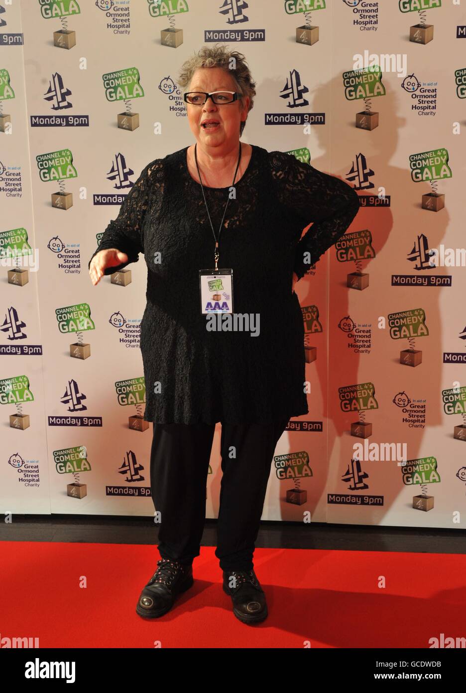 Jo Brand attends the Channel 4 Comedy Gala, in aid of Great Ormond ...