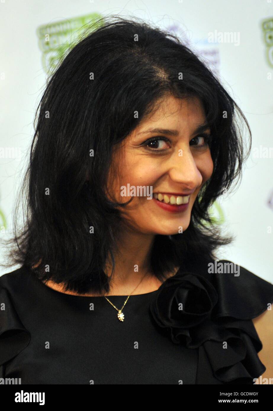 Shappi Khorsandi, backstage at the Channel 4 Comedy Gala, in aid of ...