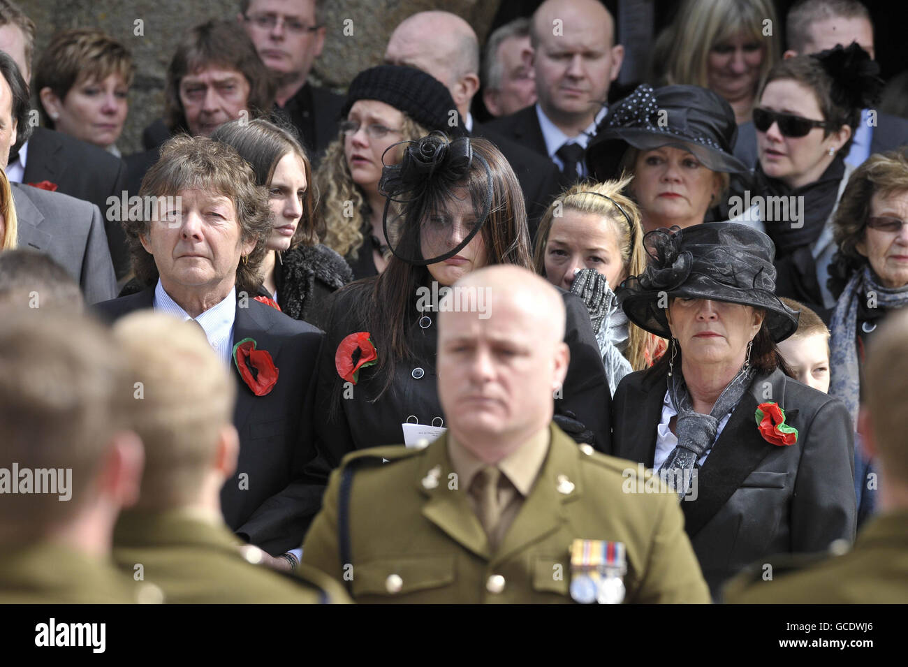 Sergeant Paul Fox funeral Stock Photo - Alamy