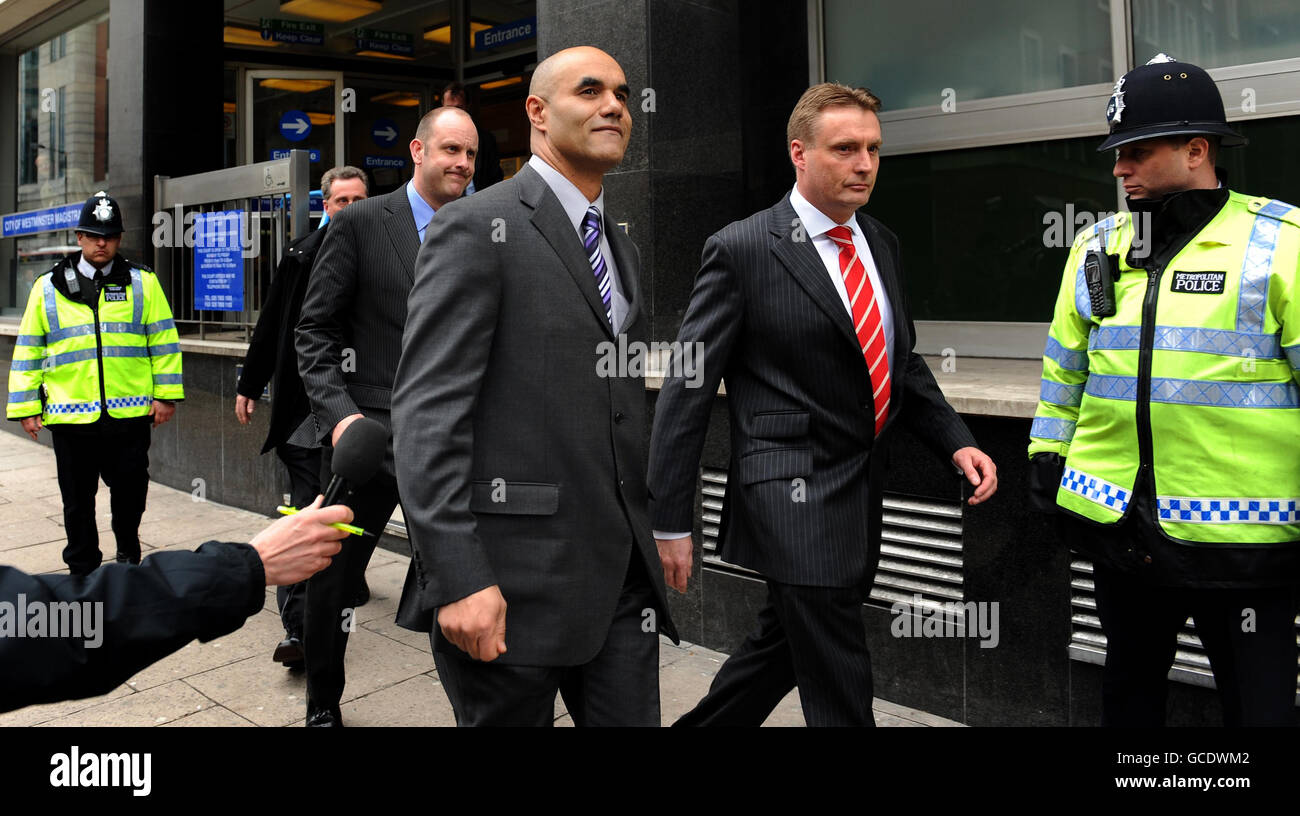 Sergeant delroy smellie leaves city westminster magistrates court hi ...