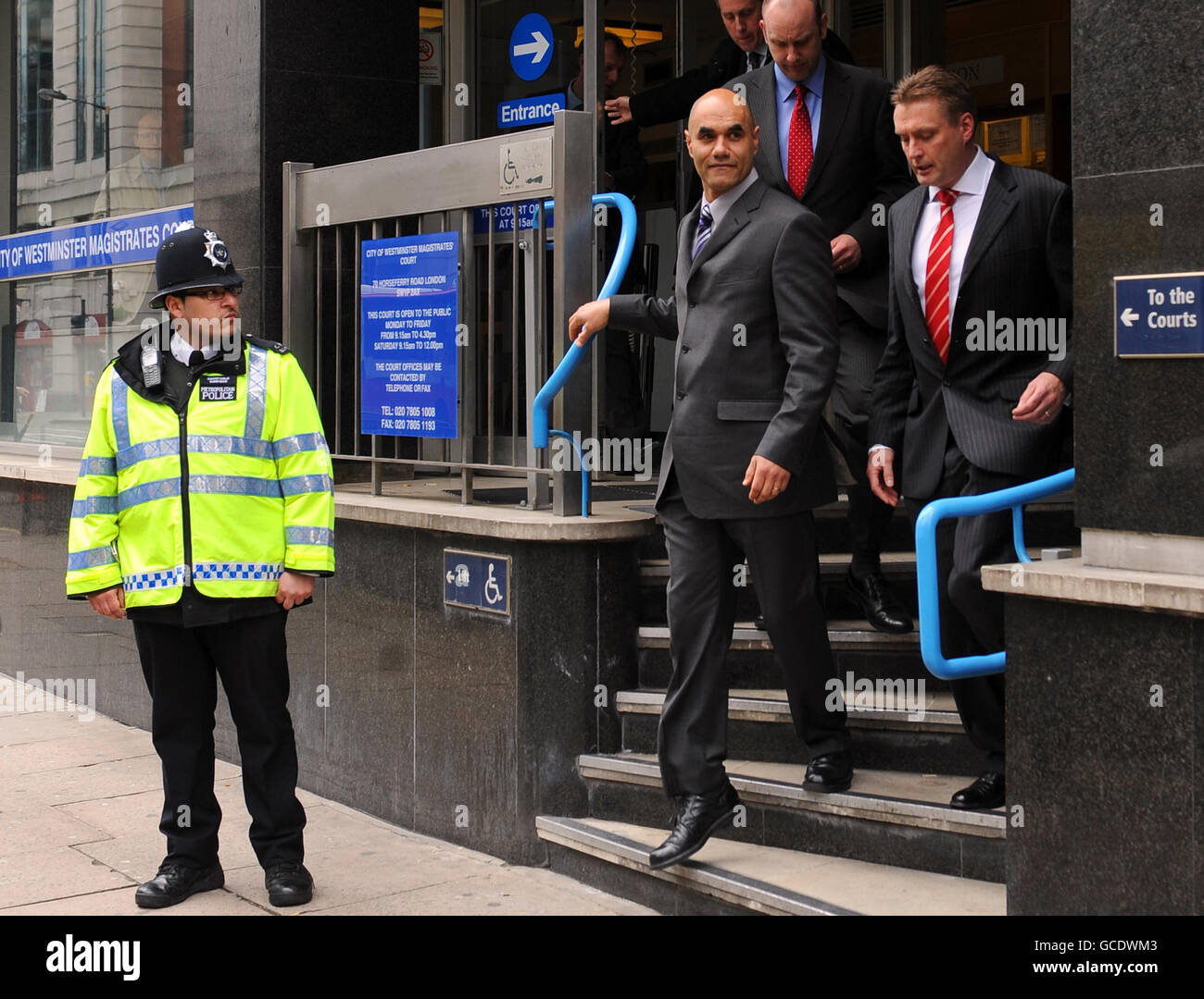 Delroy Smellie court case Stock Photo - Alamy