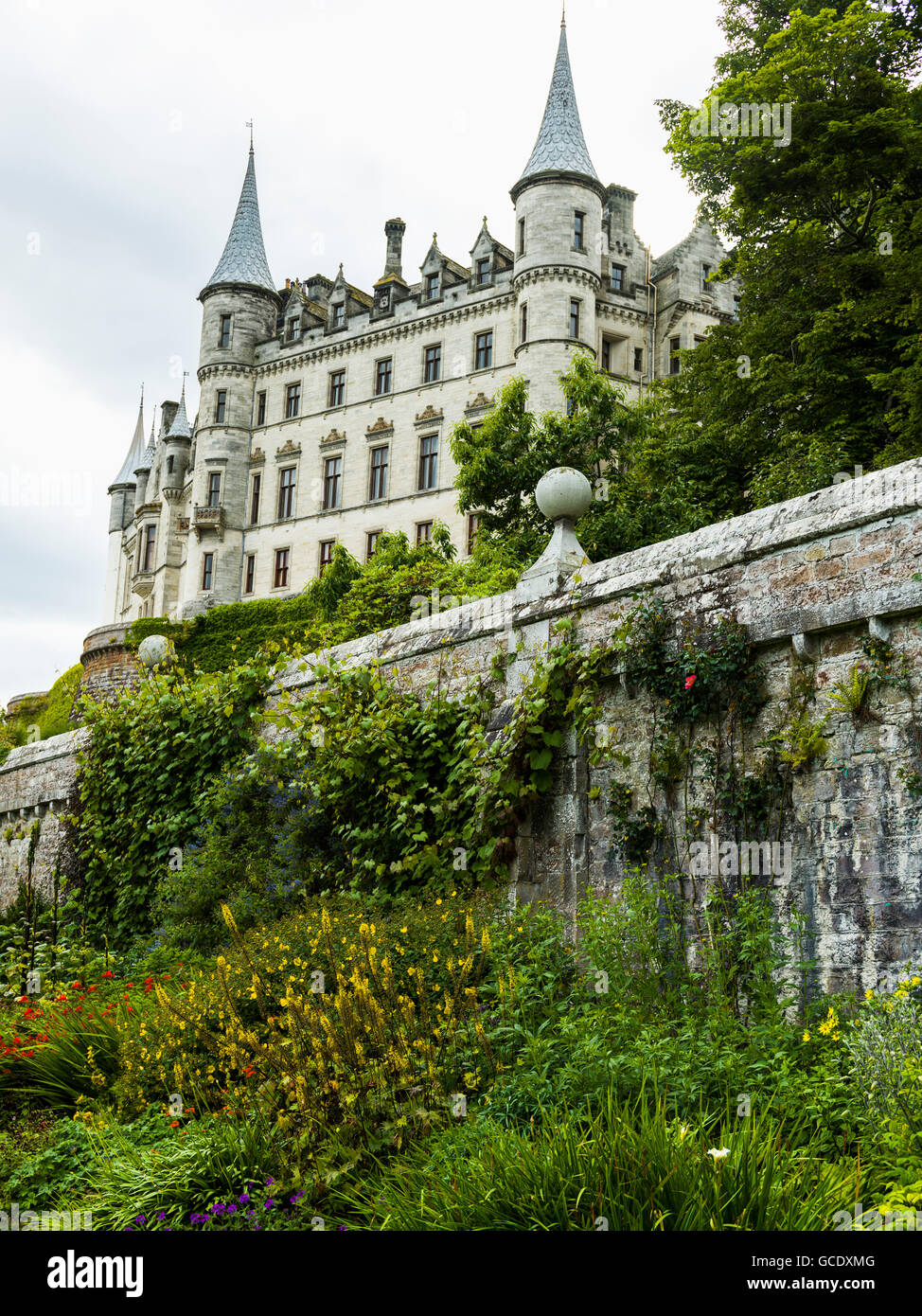 Dunrobin Castle and gardens; Golspie, Scotland Stock Photo - Alamy