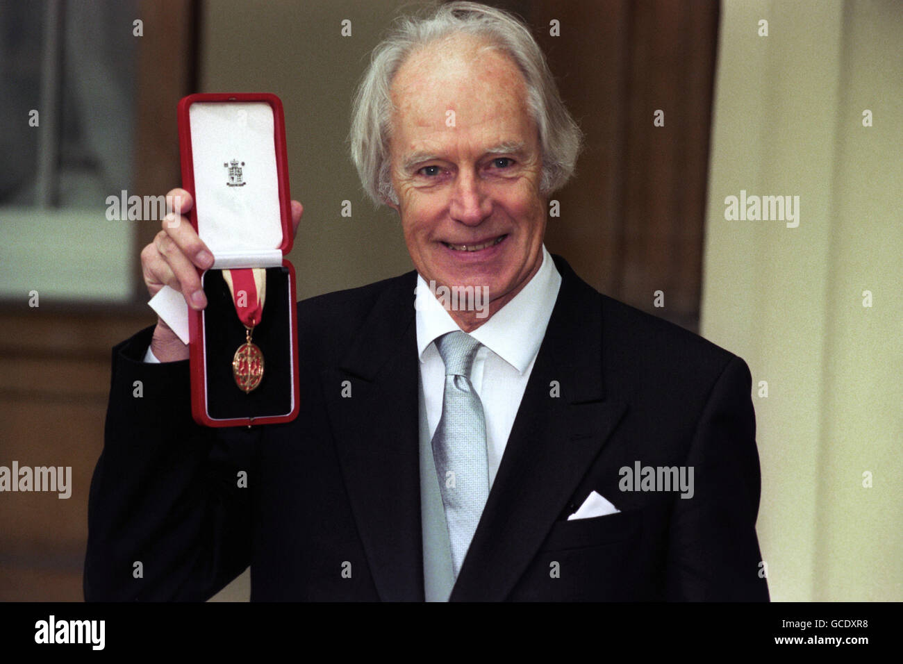 VETERAN RECORD PRODUCER SIR GEORGE MARTIN DISPLAYS HIS KNIGHTHOOD WHICH ...