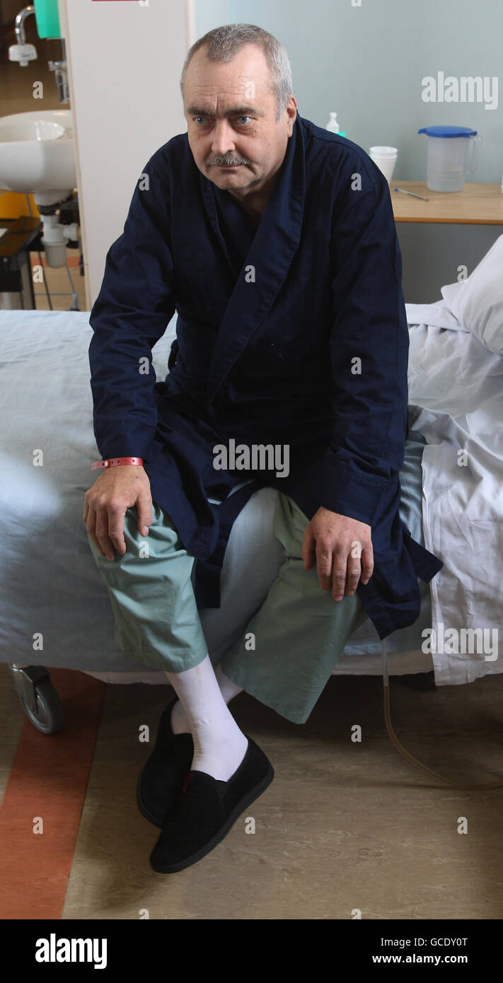 Hospital patient Chris Stiles, who was visited by Conservative Party ...