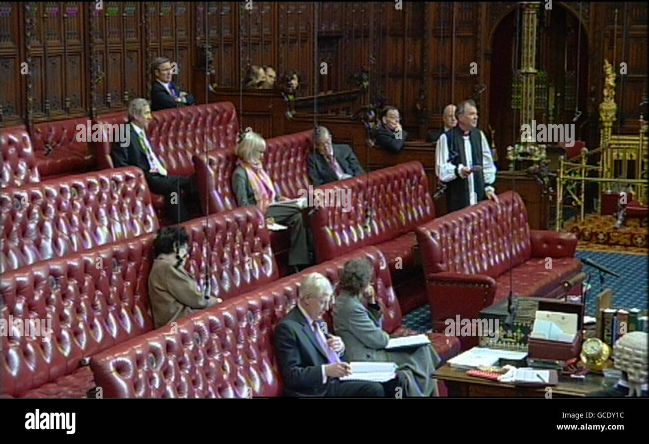 Bishop Michael Perham speaking in the House of Lords, Palace of ...