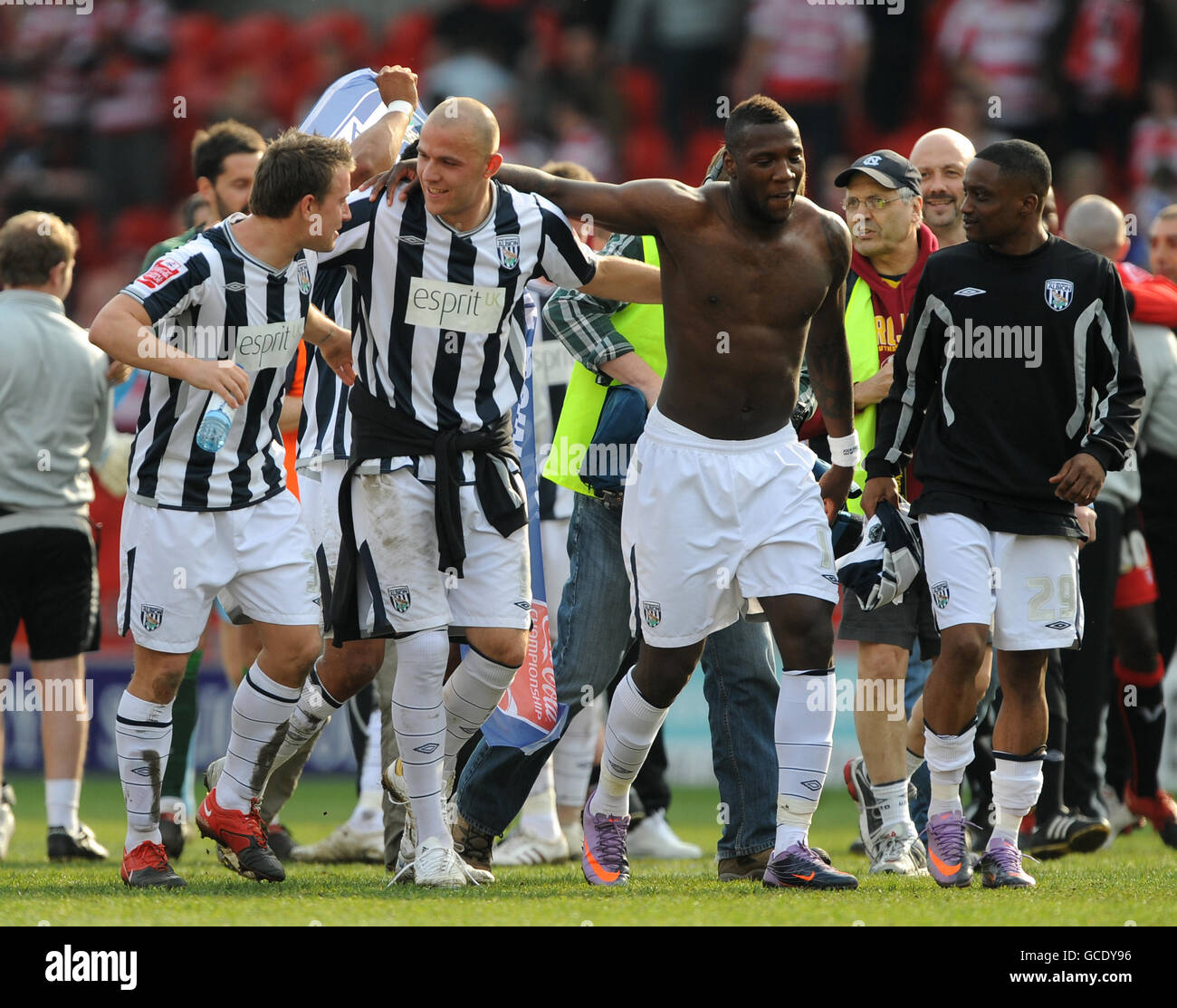 (L-R) Simon Cox, Roman Bednar, Ishmail Miller and Andwele Slory ...