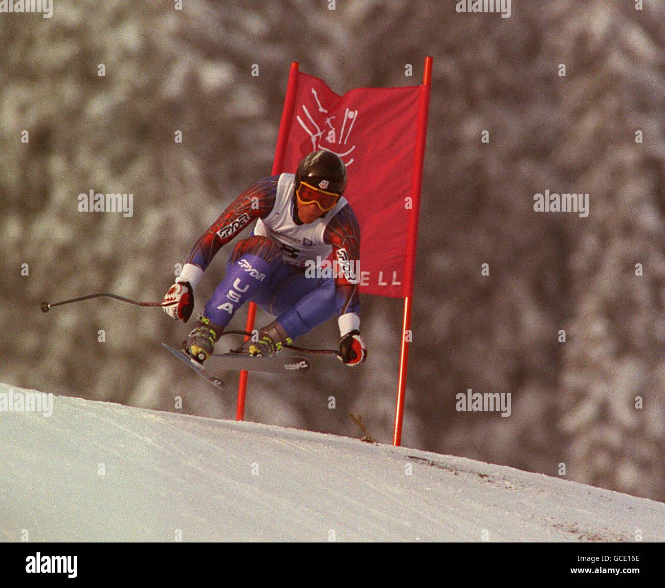 WINTER OLYMPICS LILLEHAMMER SKI-ING Stock Photo - Alamy