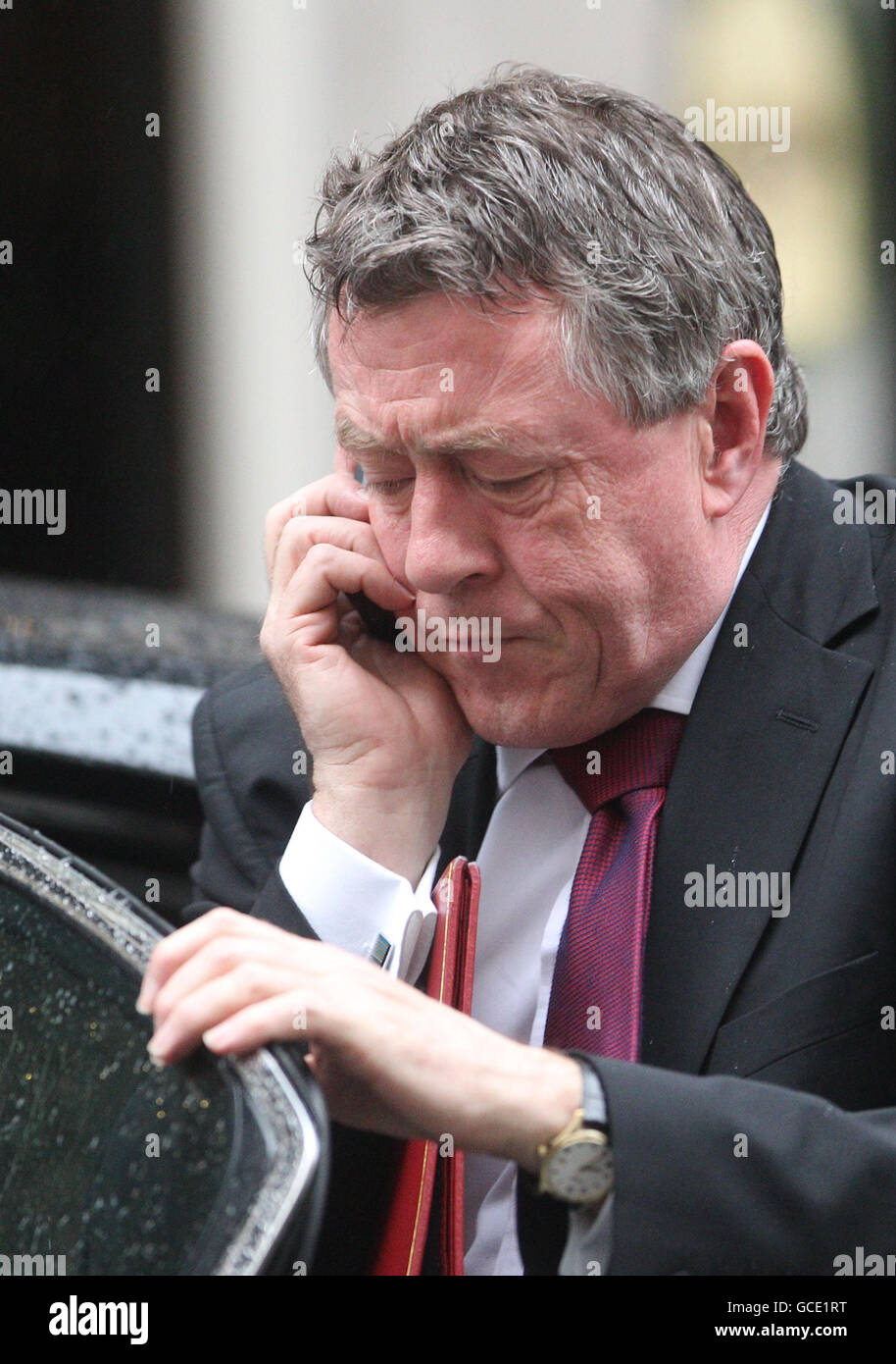 Secretary of State for Local Government, John Denham, arrives for the ...