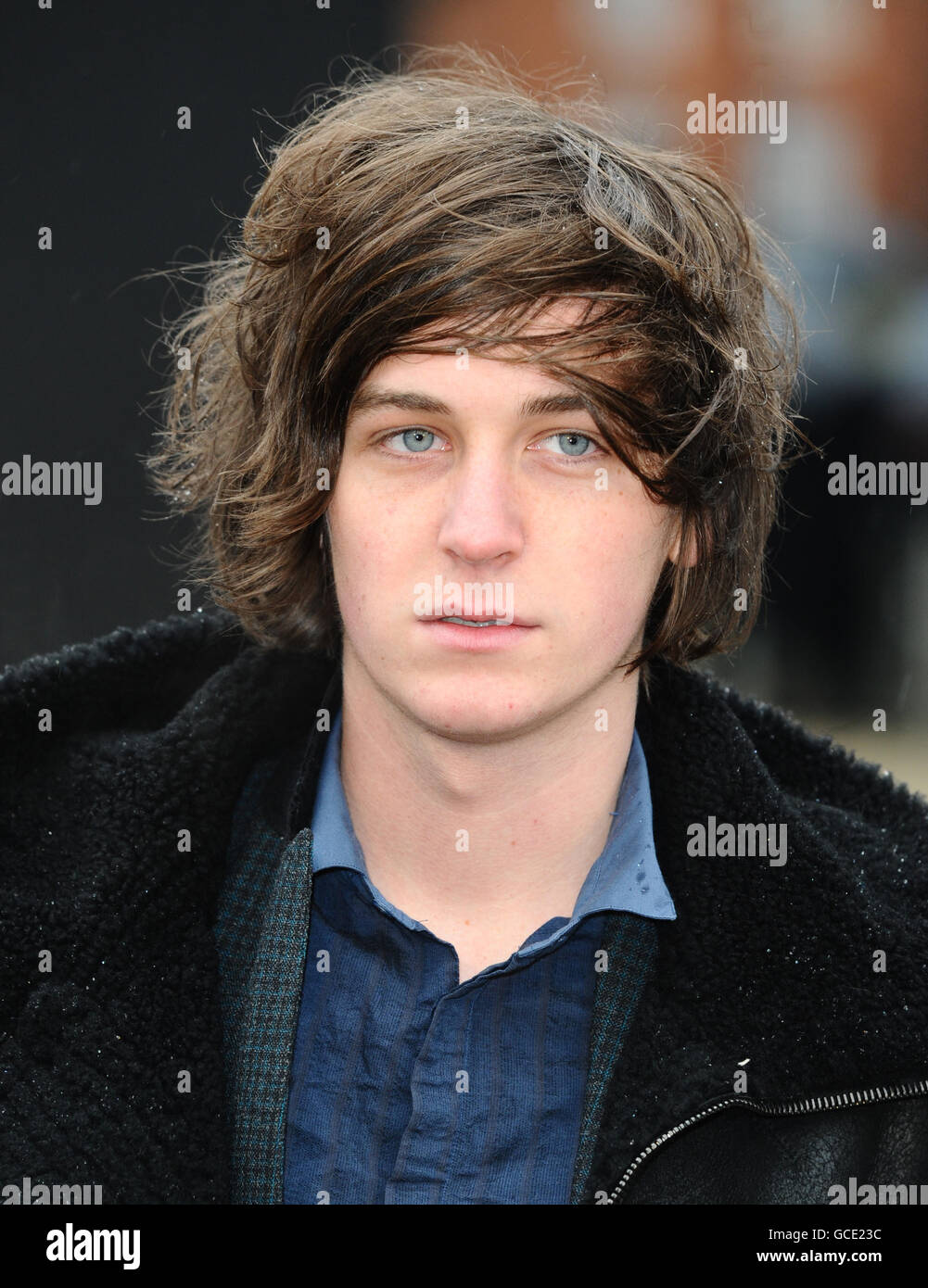 Celebs attend Burberry - London Fashion Week. George Craig arrives at ...
