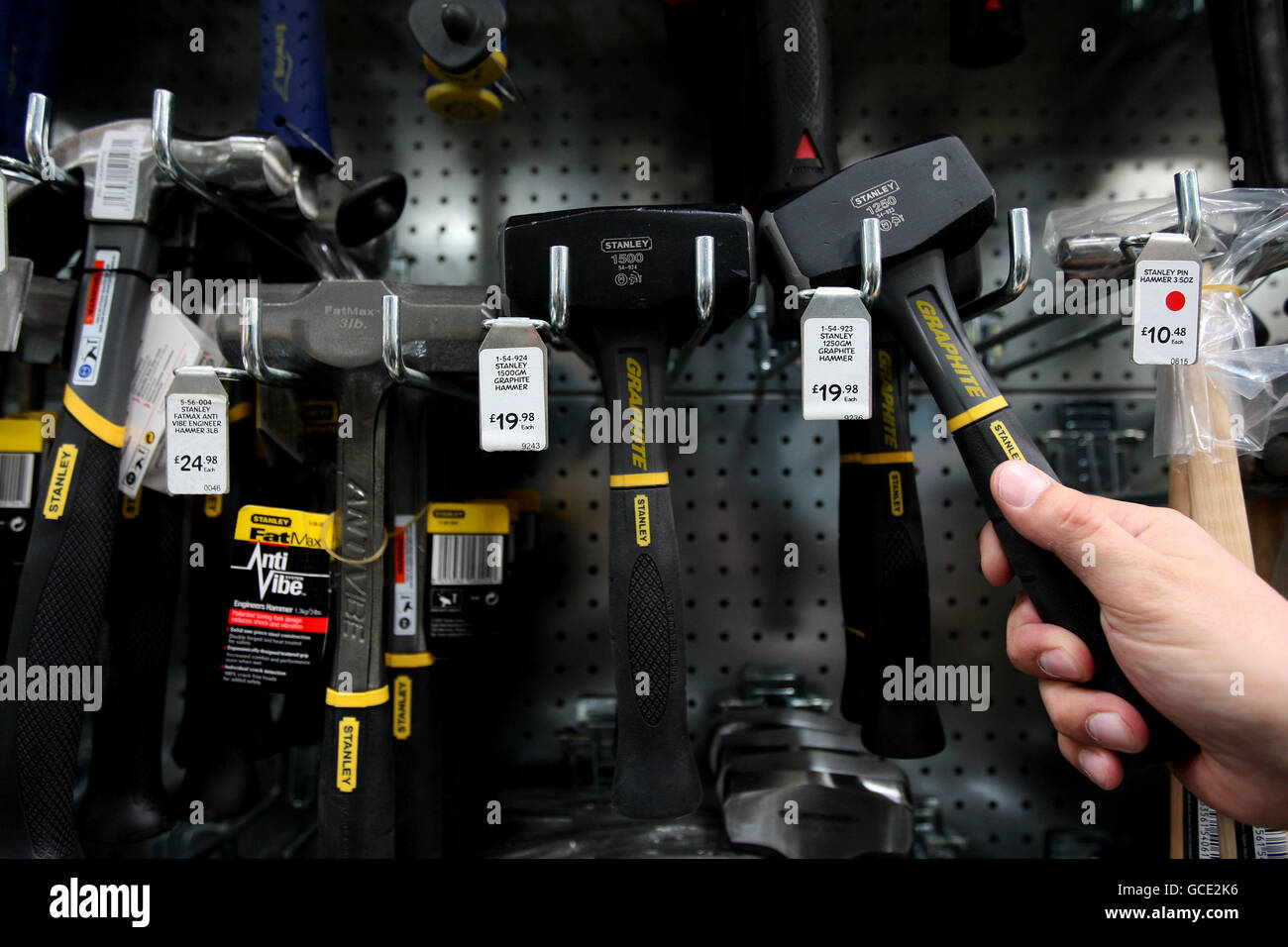 Hammers store hi-res stock photography and images - Alamy