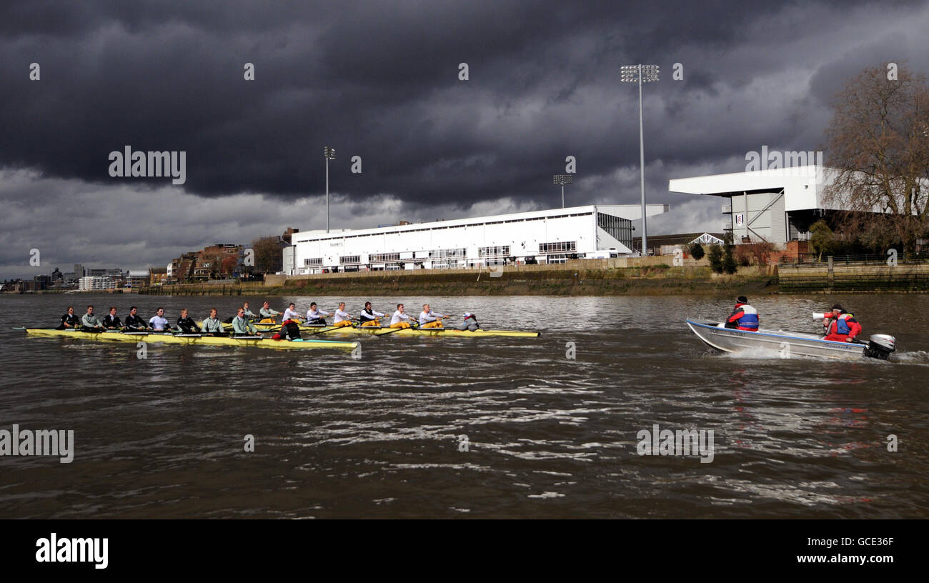 Rowing - 2010 Xchanging Boat Race - Oxford and Cambridge Training ...
