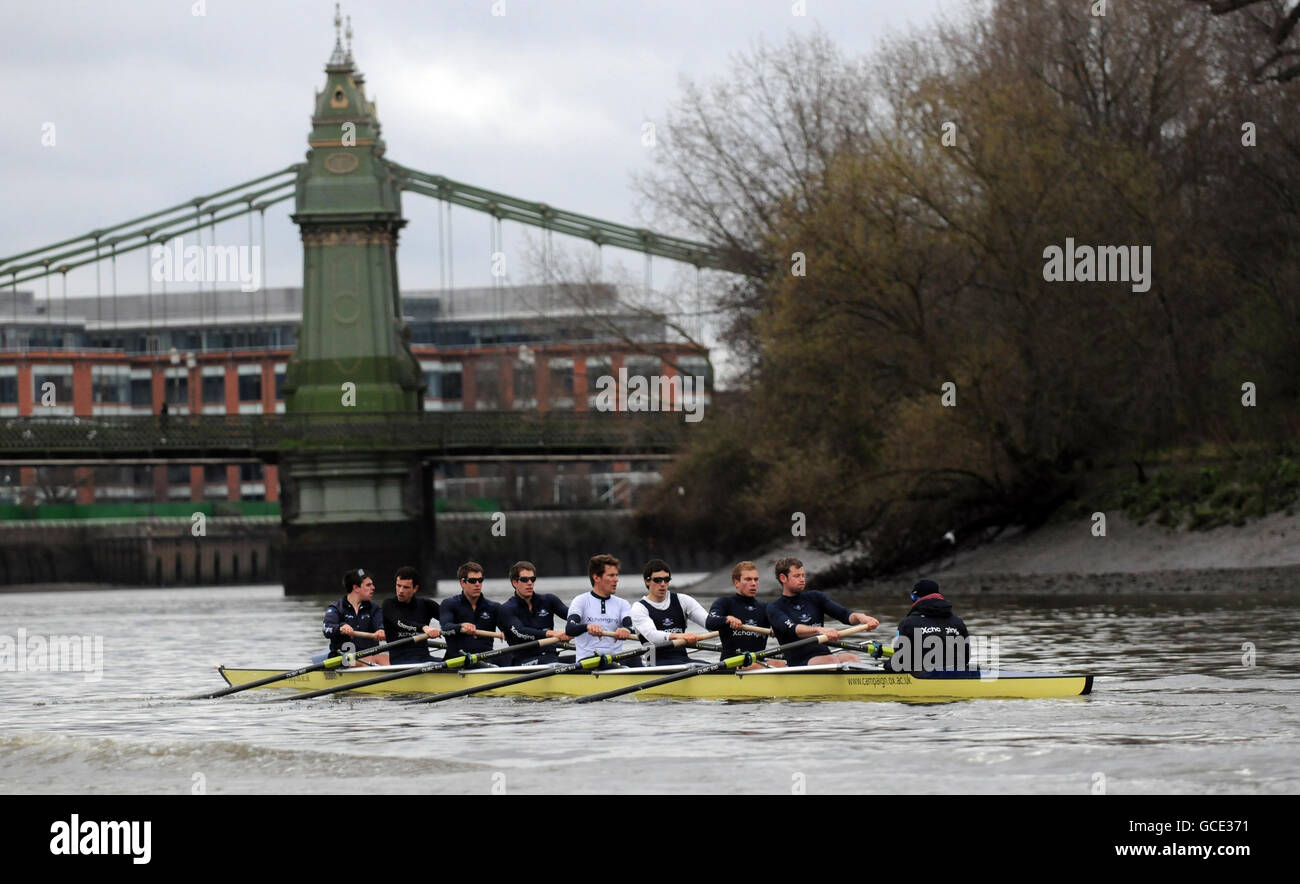 Rowing - 2010 Xchanging Boat Race - Oxford and Cambridge Training ...