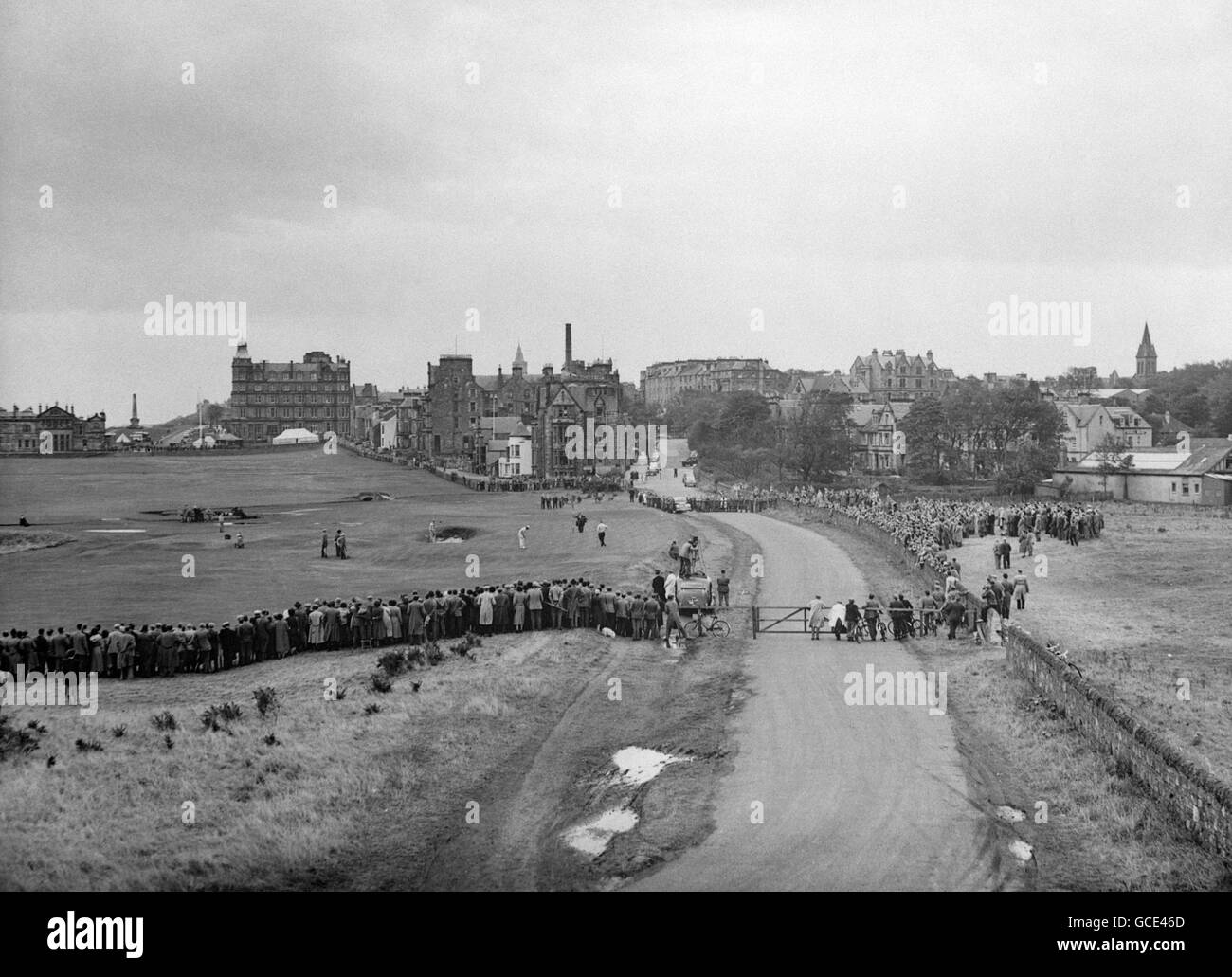 St andrews old course Black and White Stock Photos & Images - Alamy