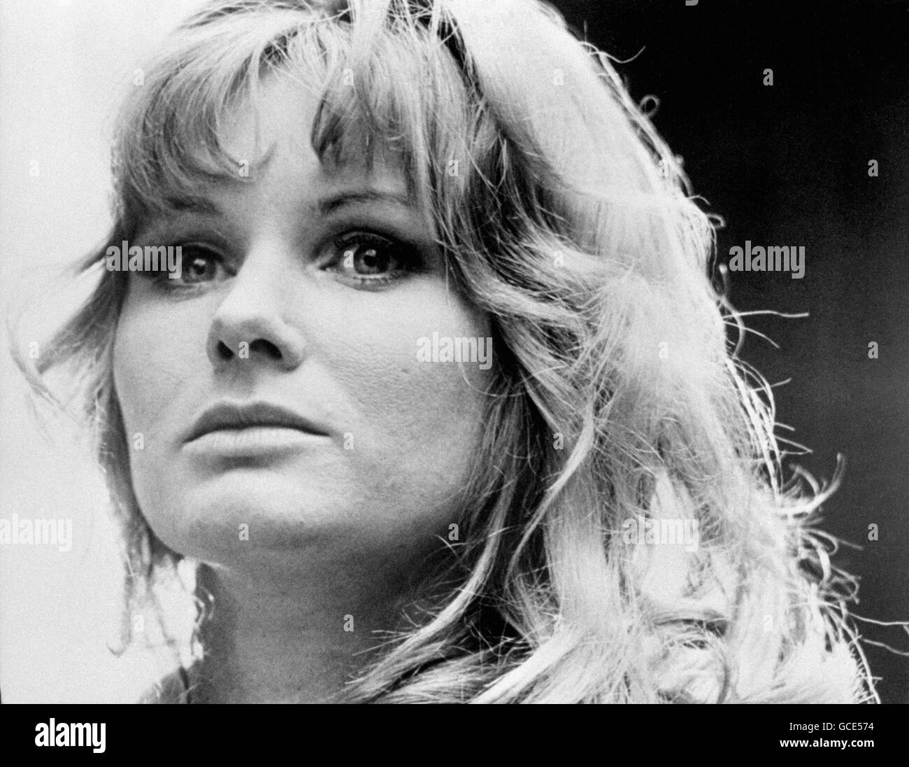 Actress Jennie Linden in her role as Ursula Brangwen, whilst filming in ...