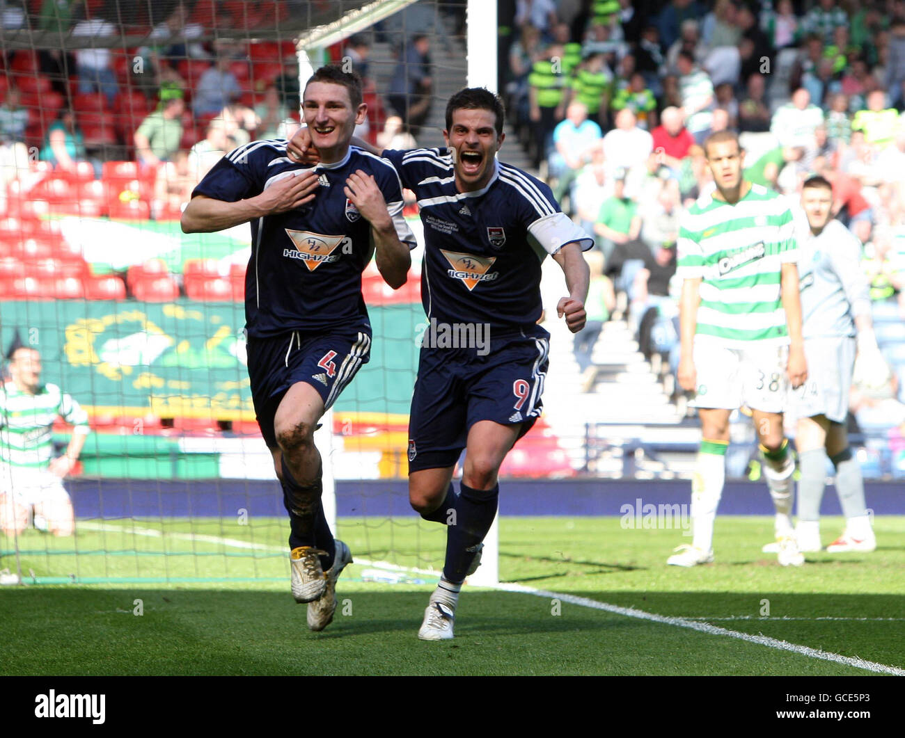 Ross County's Martin Scott celebrates scoring his sides second goal of ...