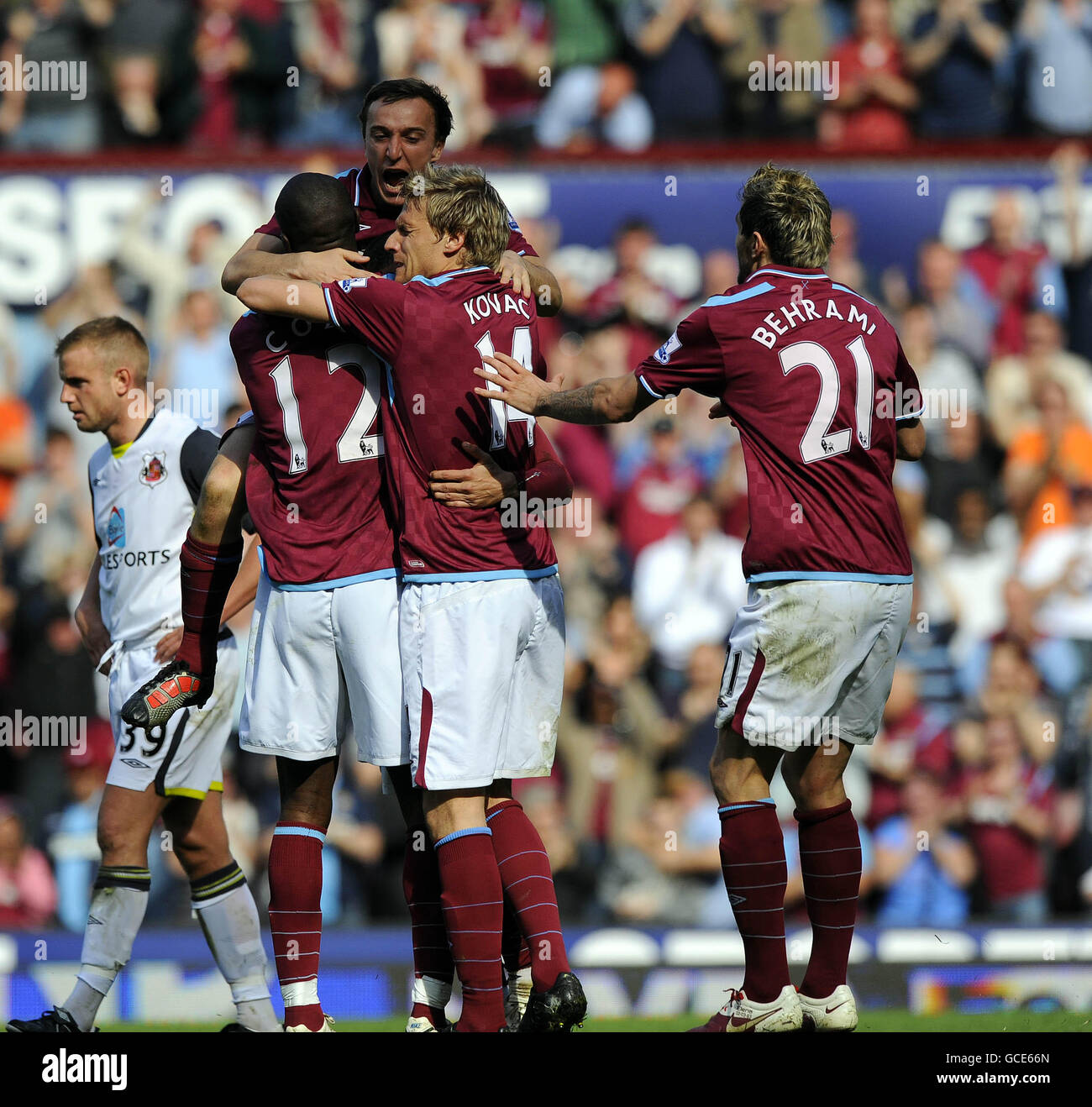 West ham uniteds ilan celebrates scoring opening goal hi-res stock ...