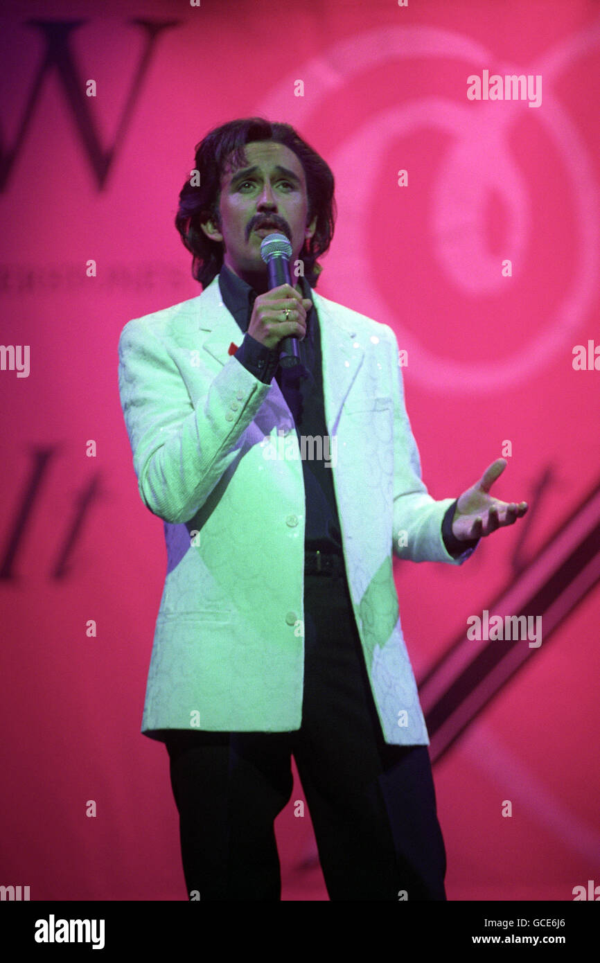 Tony Ferrino performs at London's Hackney Empire for the Waterstones ...