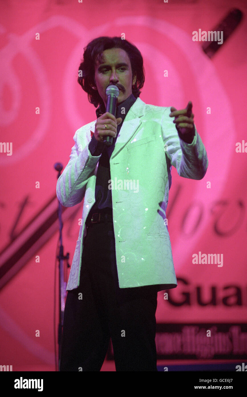 Tony Ferrino performs at London's Hackney Empire for the Waterstones ...