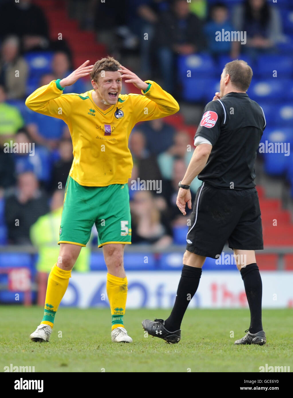Players Arguing With Referee High Resolution Stock Photography and ...