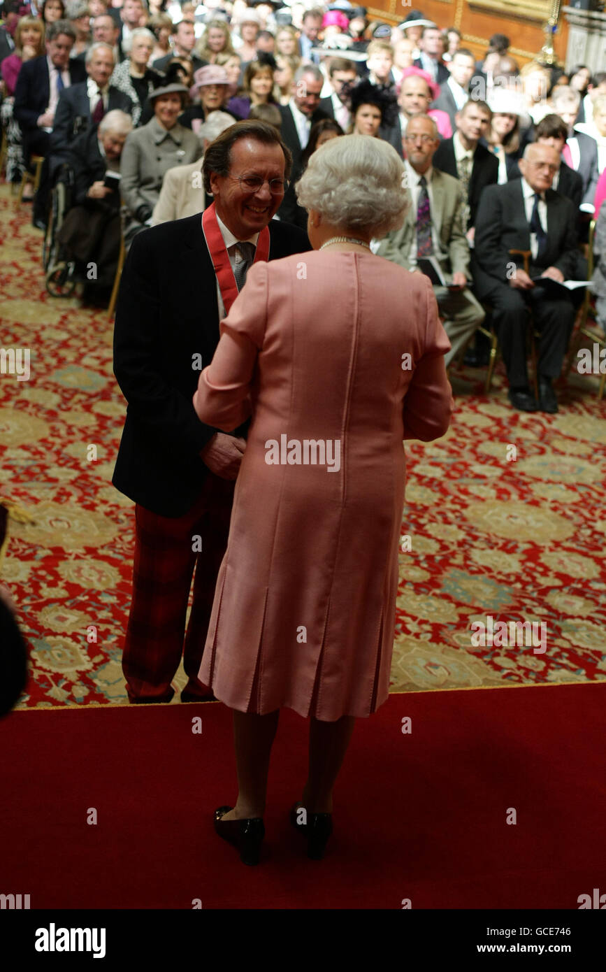 Mr. George Ferguson from Bristol is made a CBE by The Queen at Windsor ...