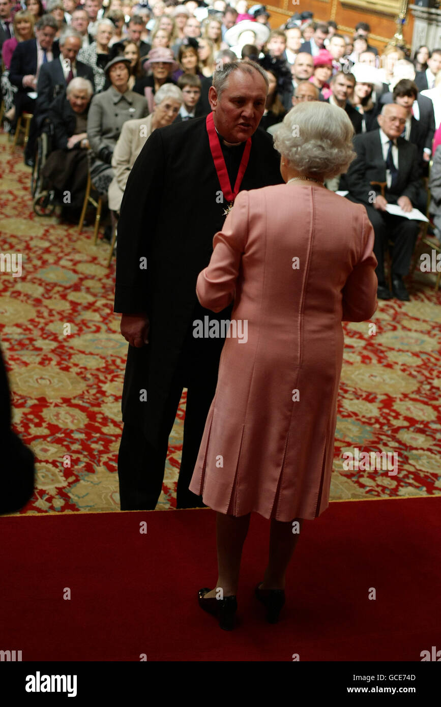 The Reverend Peter Mills, Royal Air Force is made a Companion the Order ...
