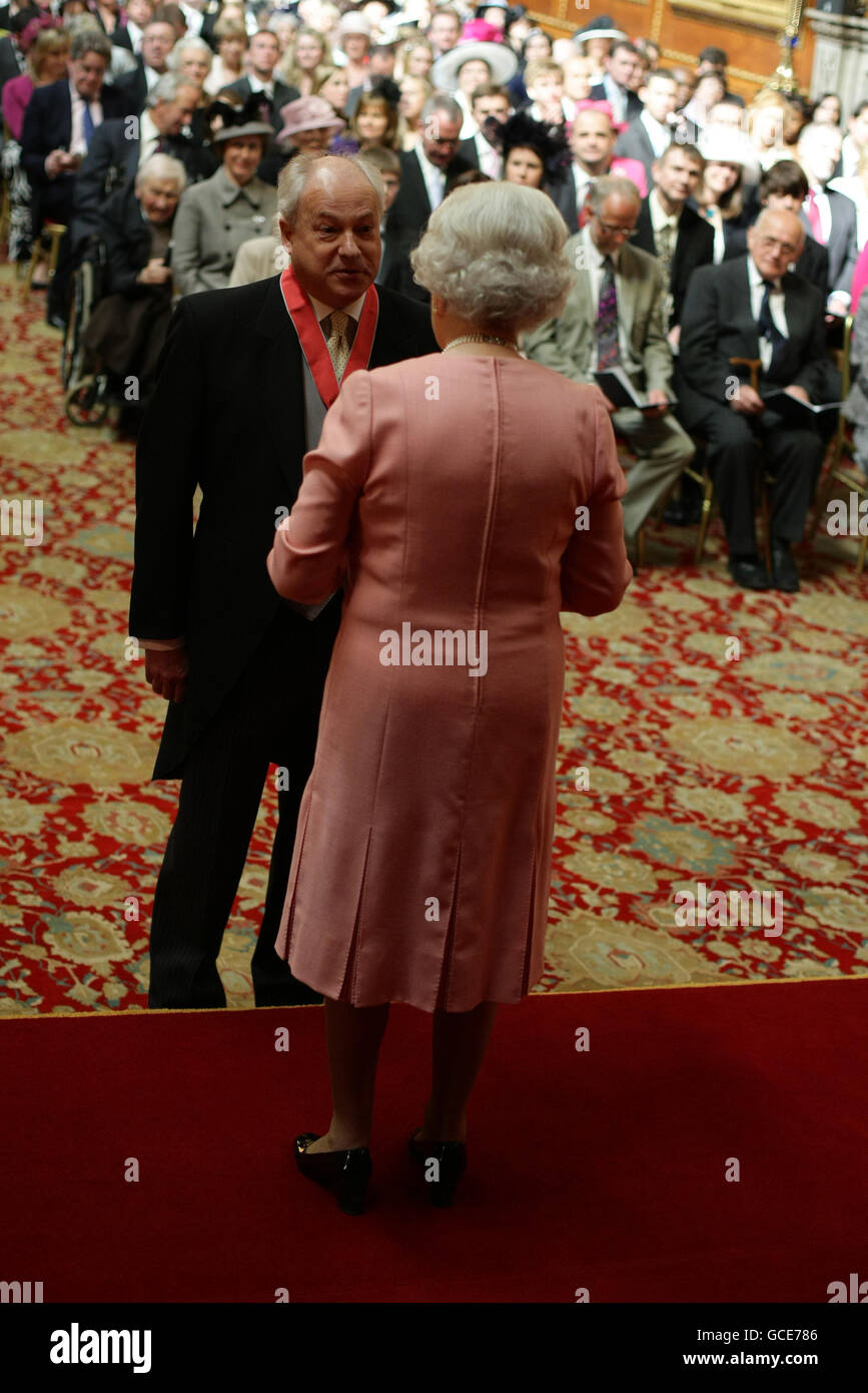 Mr. Keith Cutler from Salisbury is made a CBE by The Queen at Windsor ...