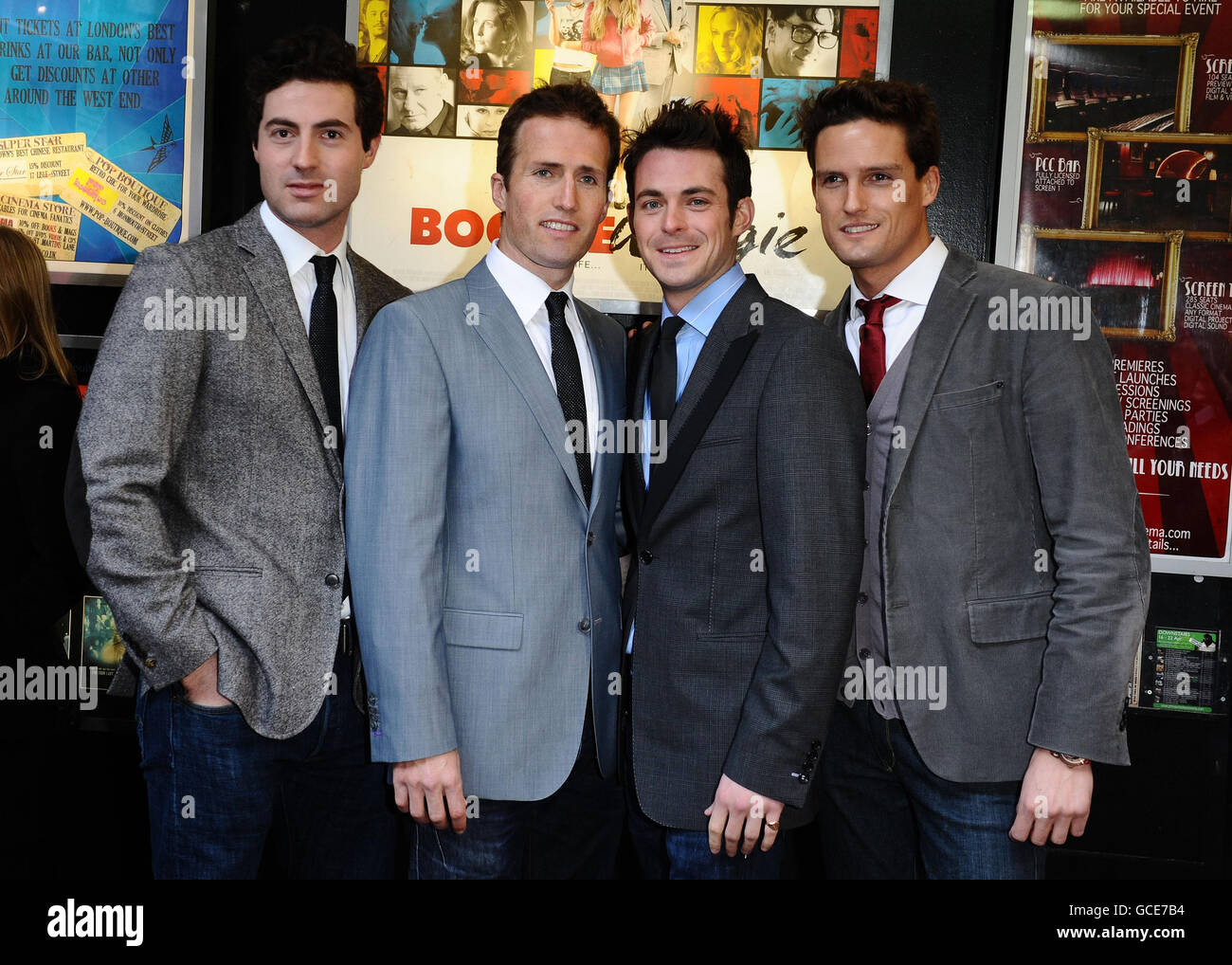 The classical band, Blake, (left to right) Ollie Baines, Jules Knight ...