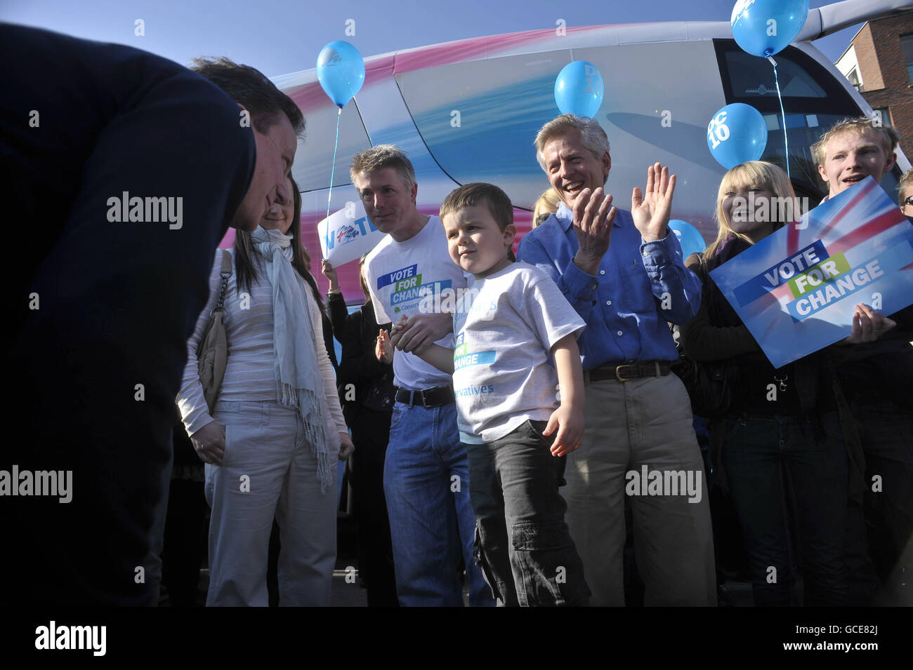 2010 General Election campaign Apr 17th Stock Photo - Alamy