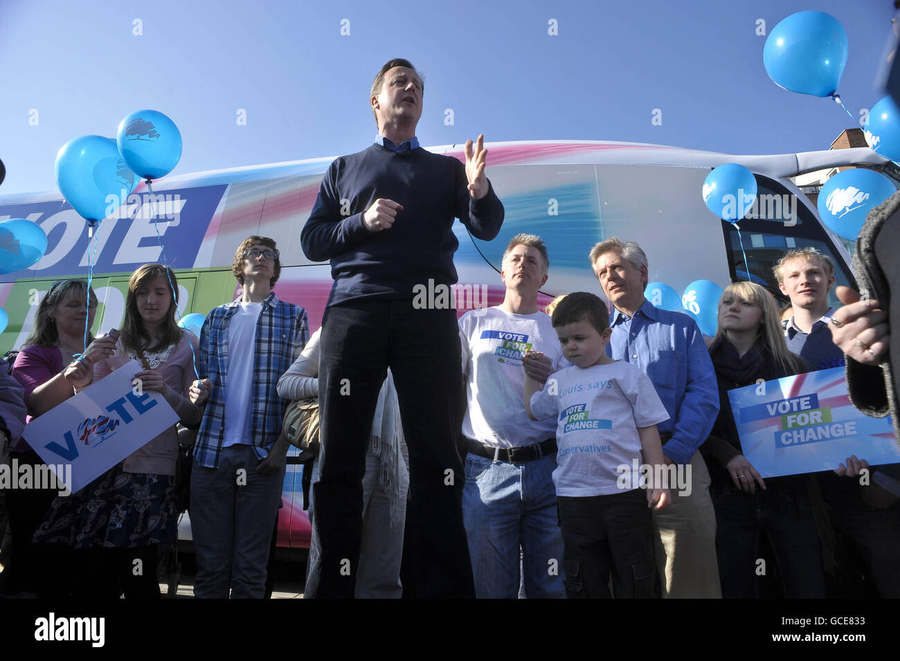 2010 General Election campaign Apr 17th Stock Photo - Alamy