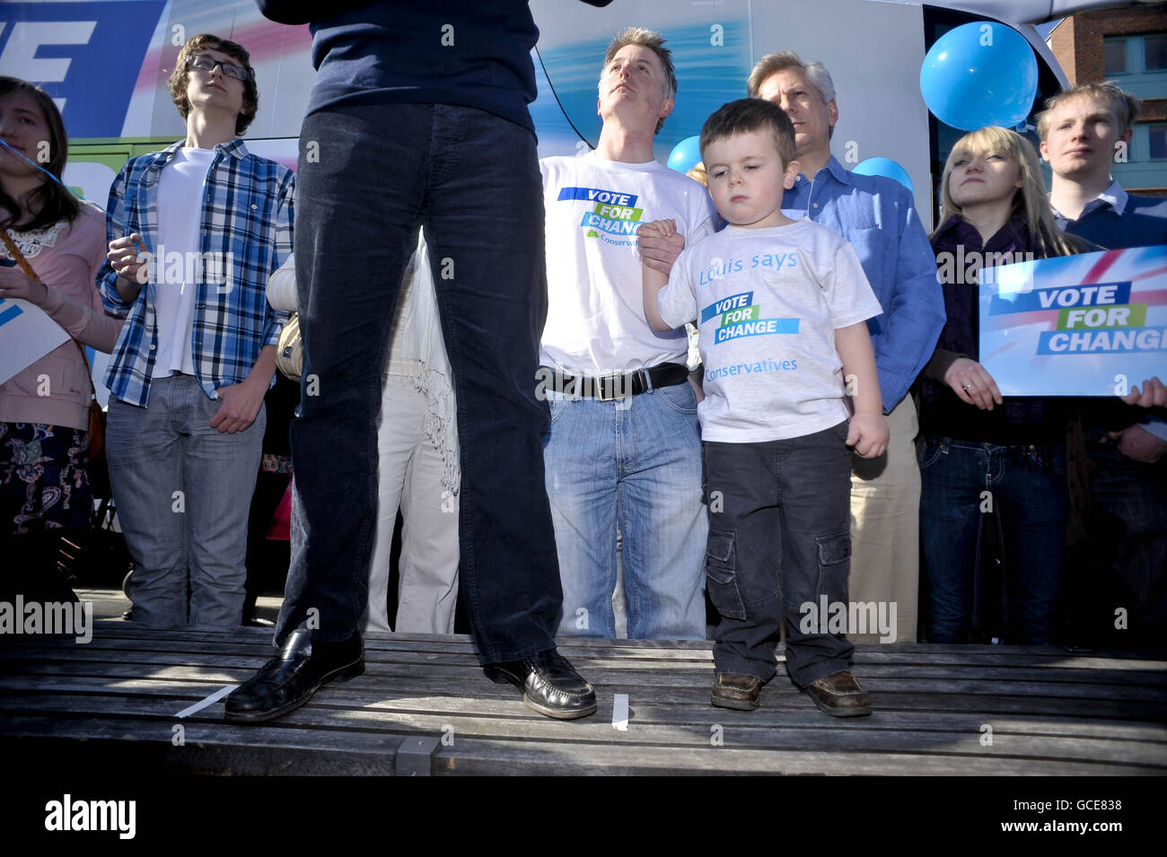 2010 General Election campaign Apr 17th Stock Photo - Alamy
