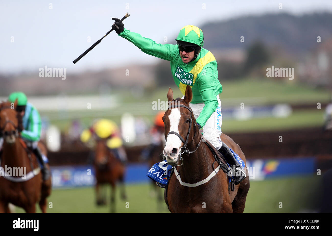 Merigo ridden by Timmy Murphy wins the Coral Scottish Grand National at ...