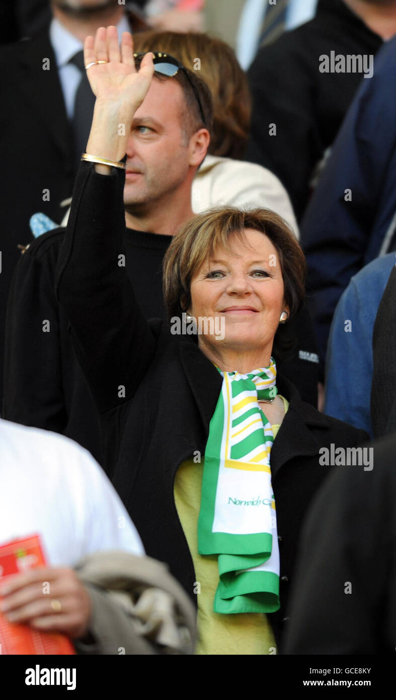 Norwich City majority share holder Delia Smith during the Coca-Cola ...